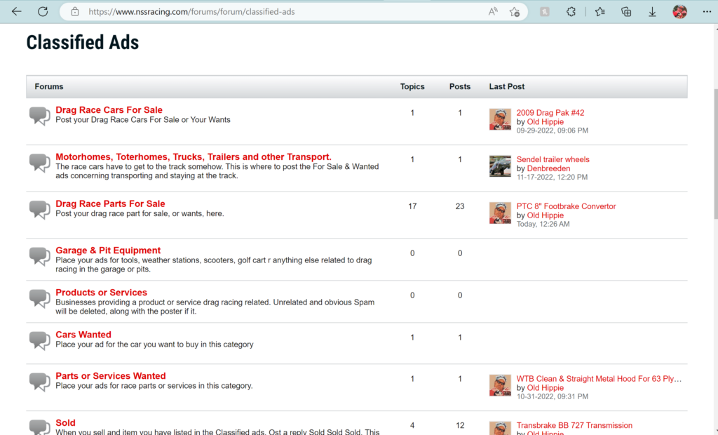 Race Parts for Sale - NSS Racing dot com